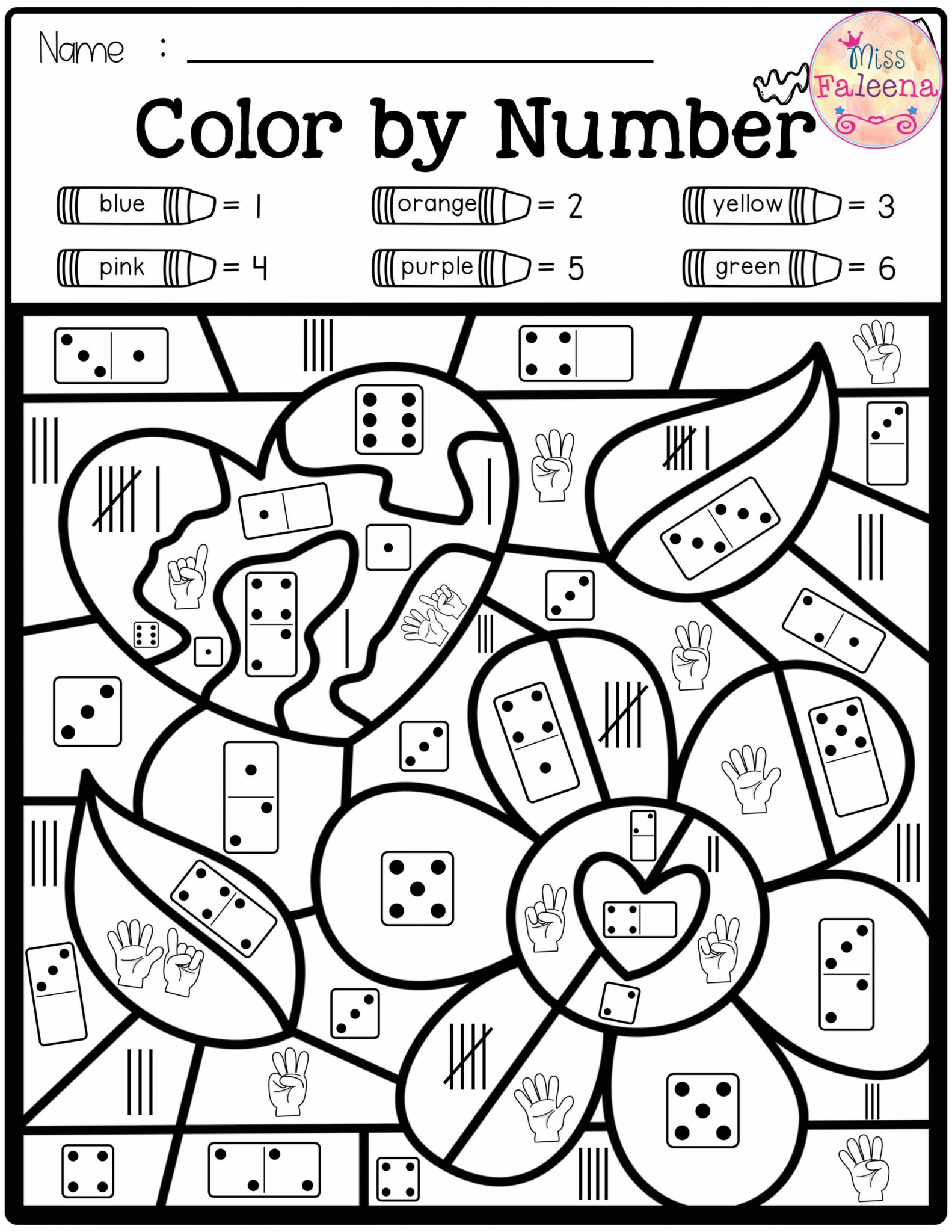Free Fall Math Worksheet – Printable PDF Template