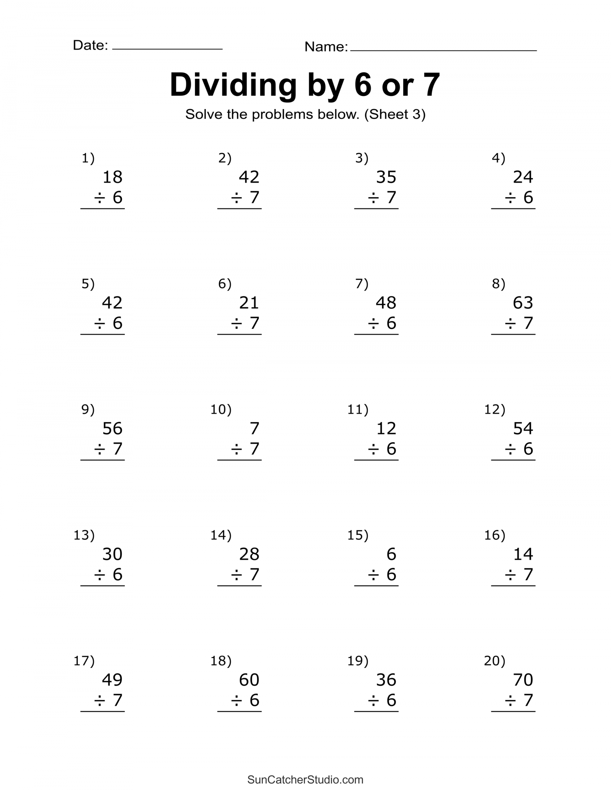 60 Printable 5Th Grade Math Worksheets 60 Printable PDF Template 60 Printable 5Th Grade Math Worksheets 60 Printable PDF Template