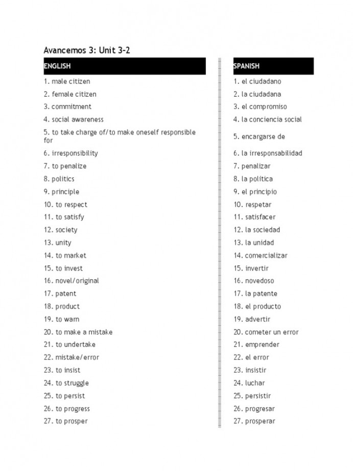 Avancemos 3 Unidad 2 Leccion 2 Answer Key Avancemos 3 Unidad 2 Leccion 2 Answer Key
