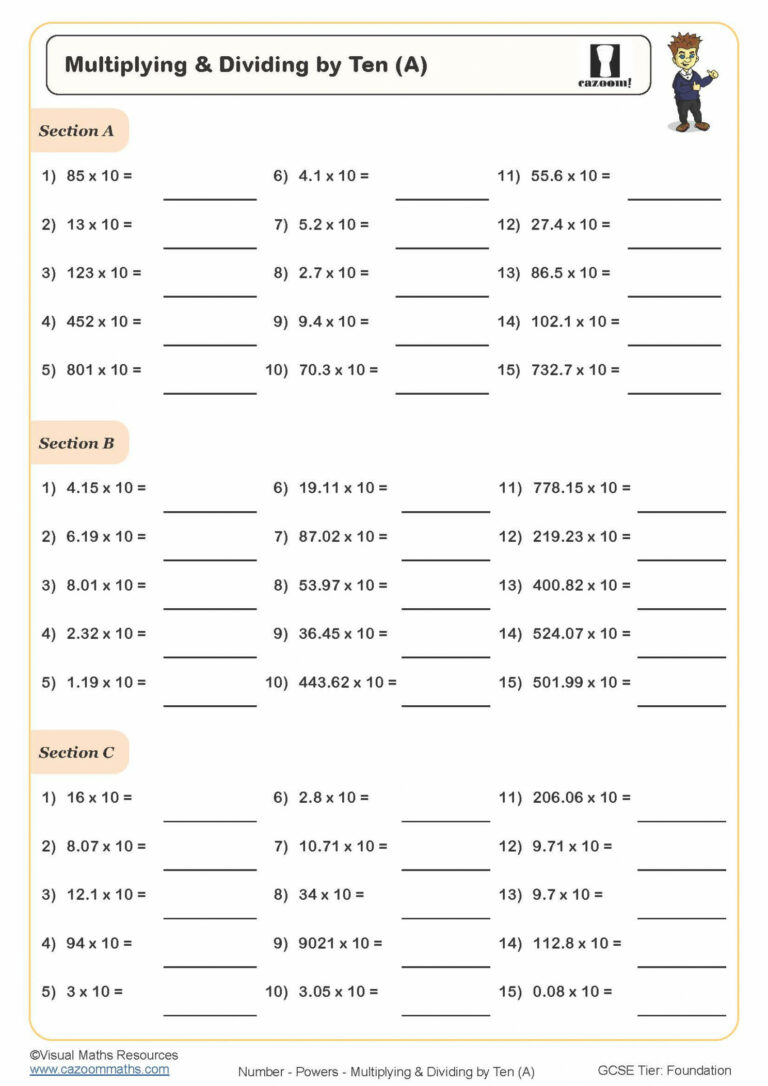 Multiplication And Division Using Place Value Worksheets Multiplication And Division Using Place Value Worksheets