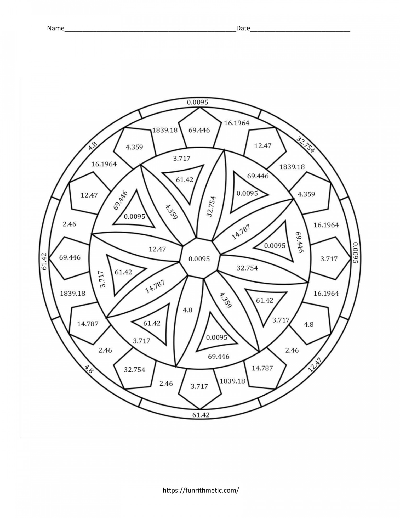 Multiplying Decimals Fun Worksheets Multiplying Decimals Fun Worksheets