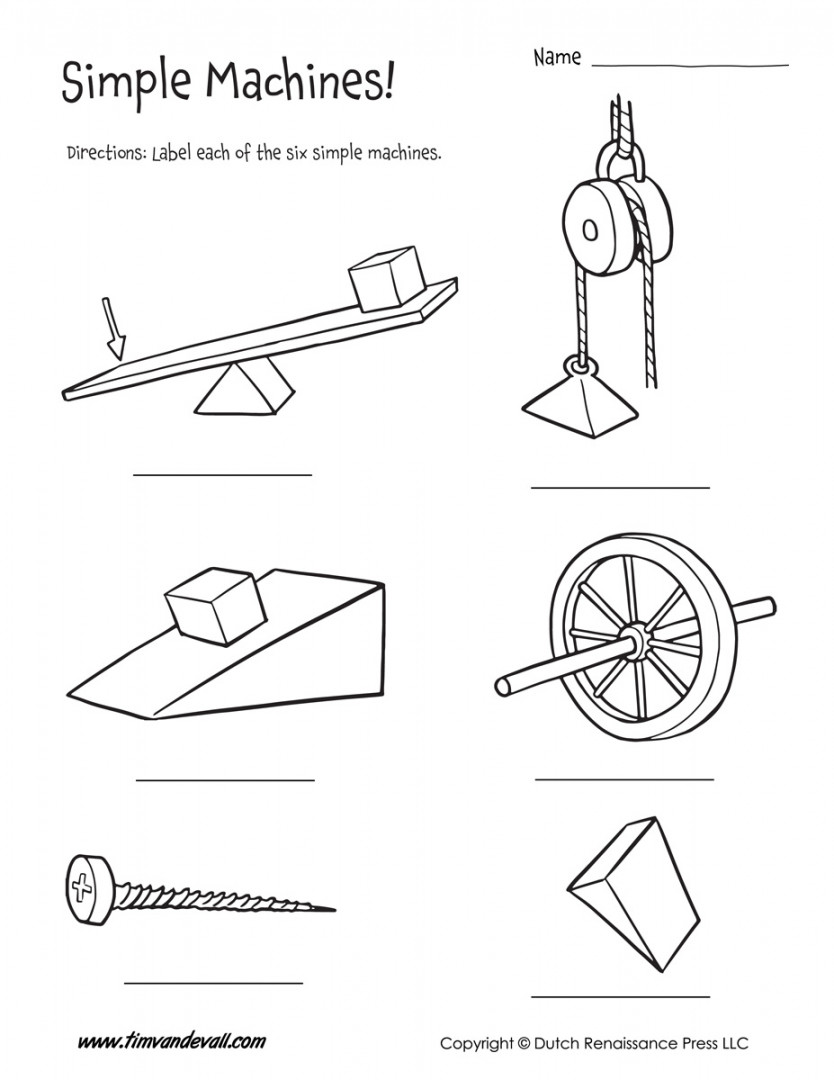 Simple Machine Coloring Pages Simple Machine Coloring Pages