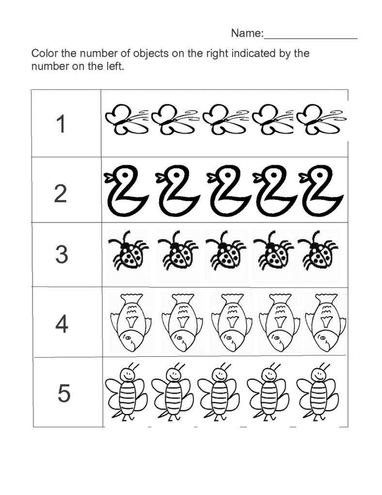35 Kindergarten Math Worksheets 0-5 Free – Printable PDF Template