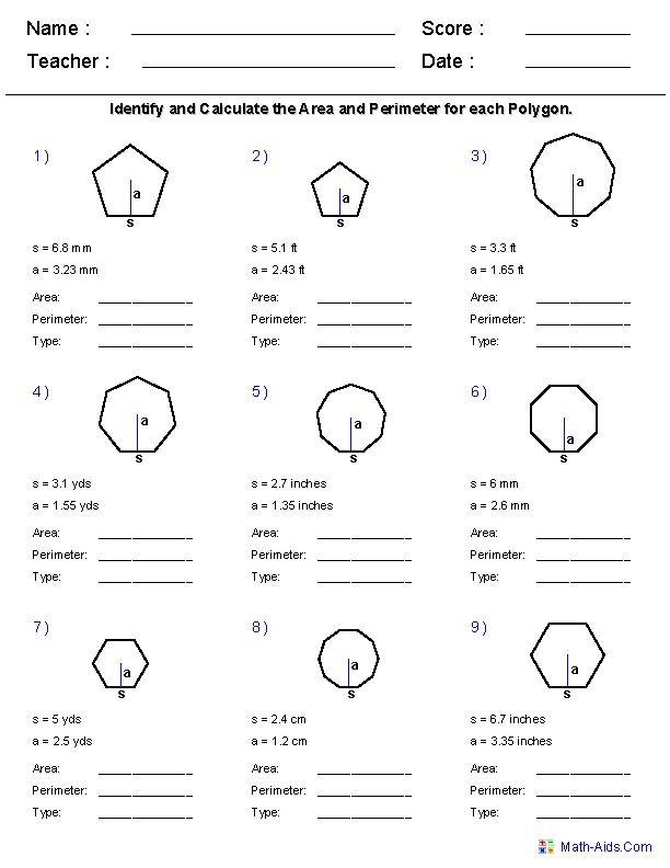 20 Area And Perimeter Worksheets Grade 8 – Printable PDF Template