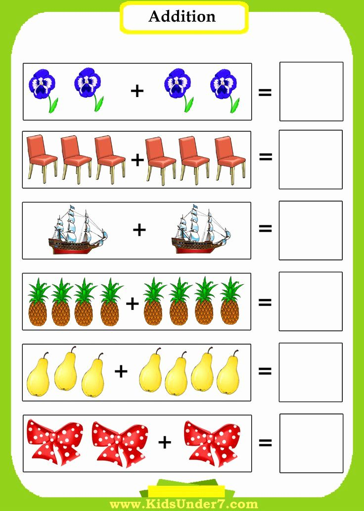 21 Kindergarten Addition Worksheets With Pictures – Printable PDF Template